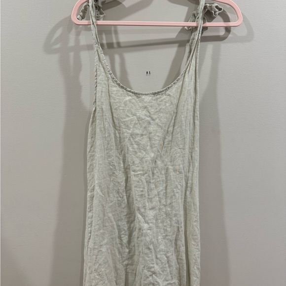Valentina | Dresses | Valentina Cream Sleeveless Linen Dress | Poshmark